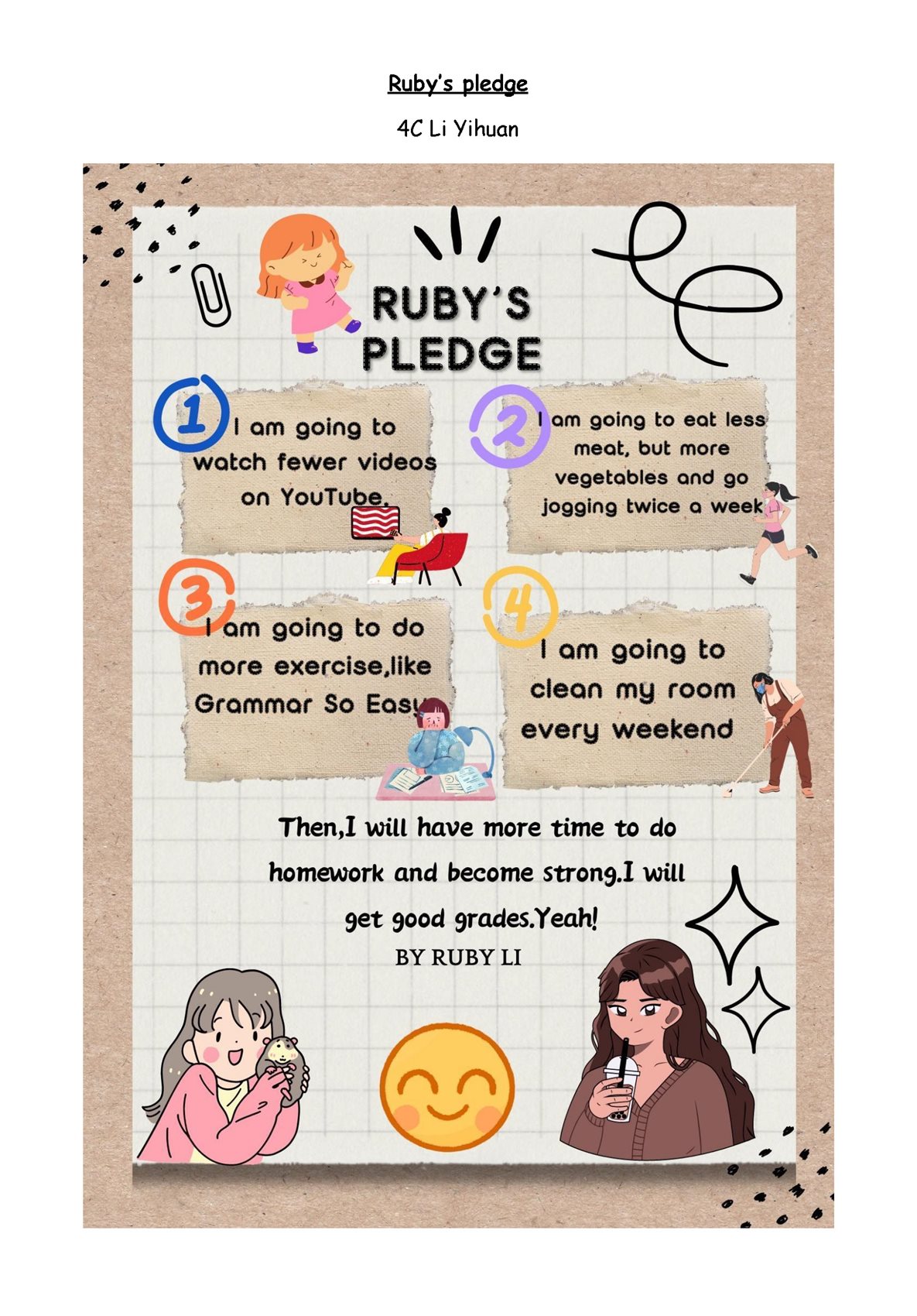 22-23 下學期 各級英文科佳作